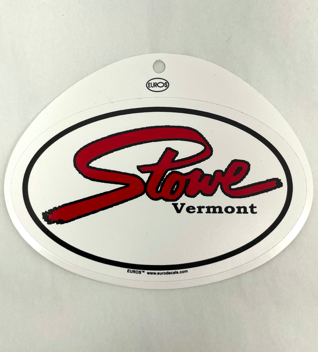 White Stowe Euro Sticker – Shaw's General Store